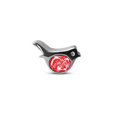 Robin Memorial Charm Bead