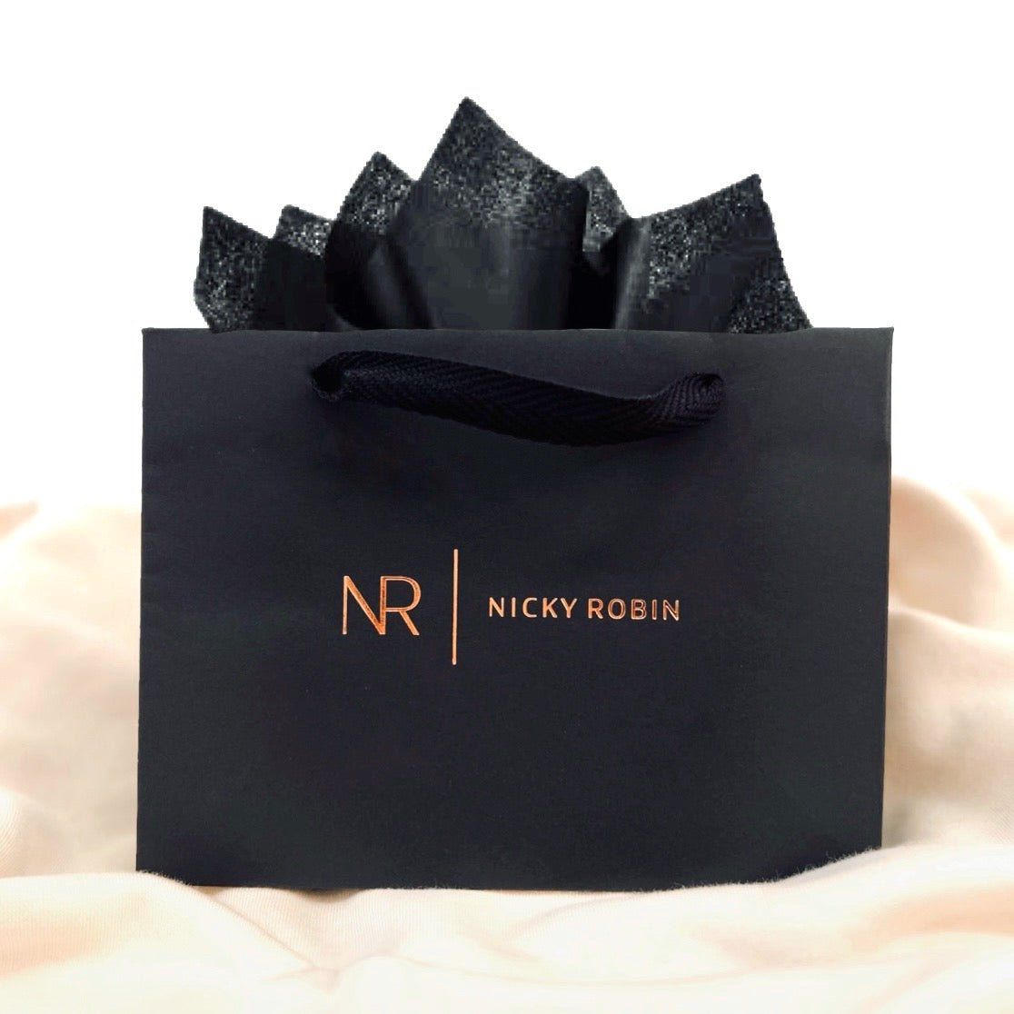 Black Nicky Robin Presentation Gift Bag